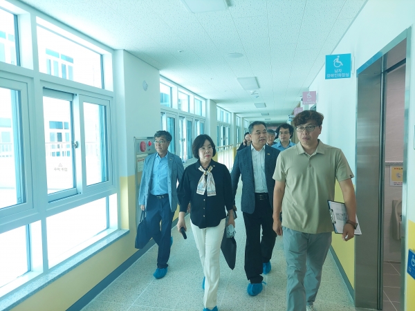 경남교육청, 9월 개교 ‘양산 사송초’ 현장 점검